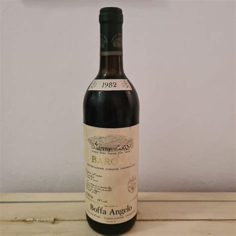1982 Boffa Angelo Barolo 1 Bottle 0 75l Catawiki