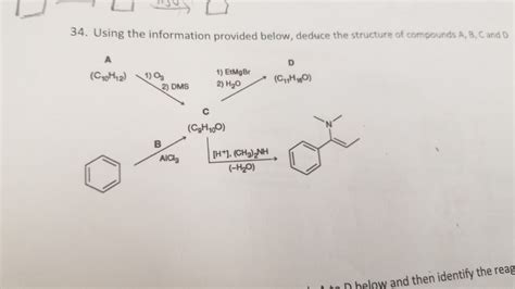 Solved Using The Information Provided Below Deduce The