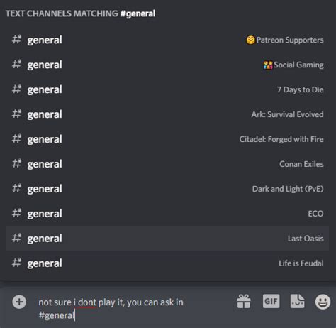 Scrollable Channel Suggestions Discord