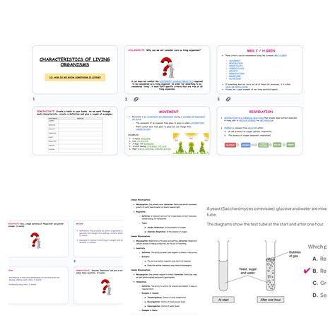IGCSE Biology Edexcel CLASSIFICATION CELLS RETRIEVAL Teaching Resources