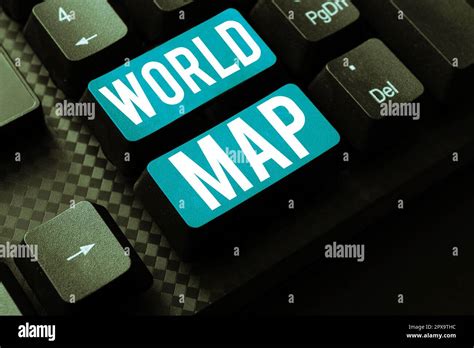 Text Showing Inspiration World Map Business Idea A Diagrammatic Representation Of The Surface