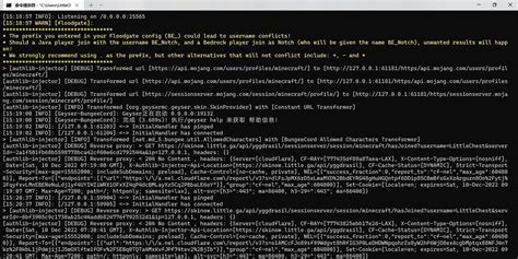 提示not authenticated with Minecraft net Issue yushijinhun