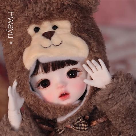 Bare Doll 16 Bjd Doll Sd Resin Joint Eyes Face Makeup Girl Doll