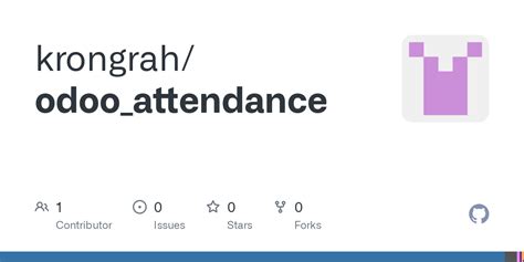 Github Krongrah Odoo Attendance
