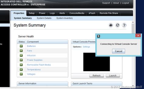Dell Idrac 6 Remote Console Connection Failed Working Hard In It