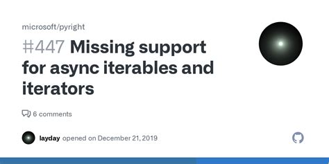 Missing Support For Async Iterables And Iterators · Issue 447