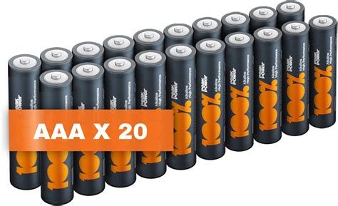 Aa Batteries Pack Of By Peakpower Year Shelf Life Ideal For Everyday Devices Amazon Co