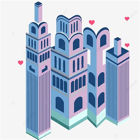 都市房屋建築物插畫 城市 房屋 建築物素材圖案，psd和png圖片免費下載