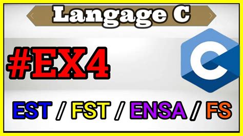 Exe4 Algorithme Avec Cdarija Youtube