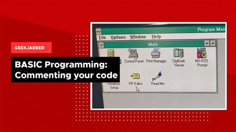 Basic Programming Commenting Your Code Youtube
