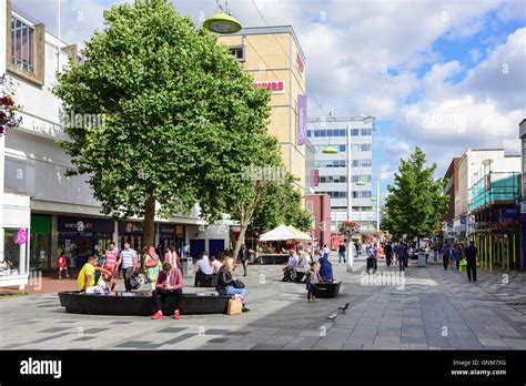 Slough High Street Slough Berkshire England United Kingdom Stock