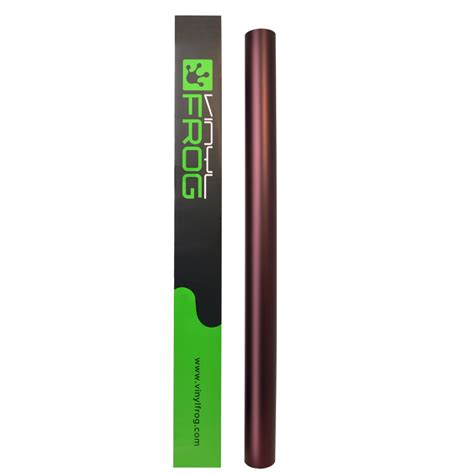Satin Chrome Chocolate Cosmos Red Vinyl Wrap Vinylfrog