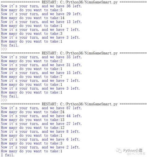 使用python编写一个聪明的尼姆游戏 51cto博客 python编写猜数字游戏
