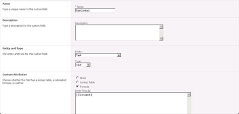 Some Projectserver Default Fields Not In The Reporting Database