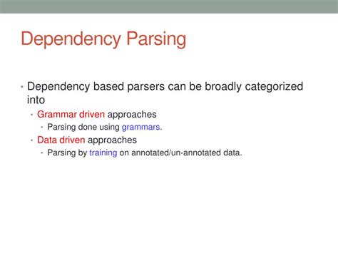 Ppt Dependency Parsing ， Framenet Semantic Role Labeling Semantic