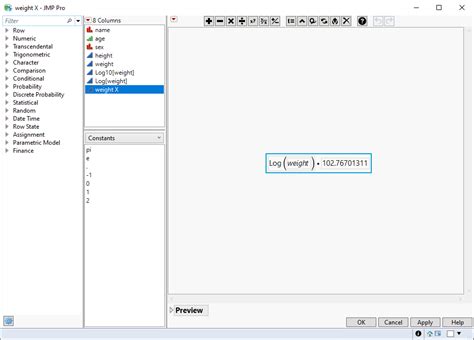 Solved How To Transform Specification Limits When Doing A Box Cox Transform Jmp User Community
