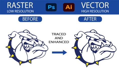 do vector tracing vectorize line art redraw logo sketch image to