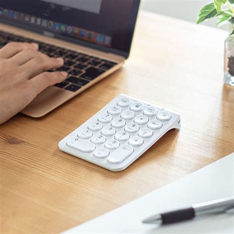Sanwa可充电蓝牙数字键盘外接无线键盘财务会计小键盘即插即用 虎窝淘
