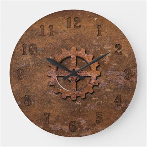 Vintage Rusty Metal Round Clock Artofit
