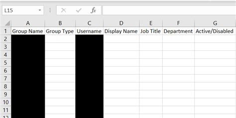 Exporting Group And Member Data From Active Directory Via Powershell