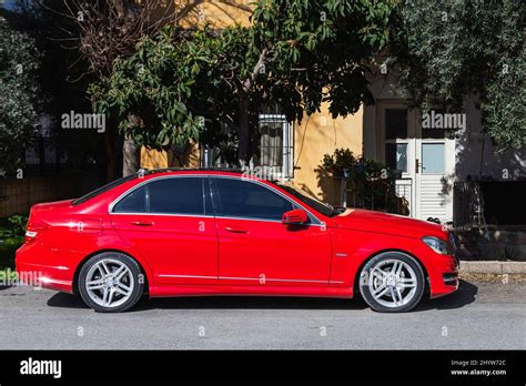 Mercedes C Class 2022 Red