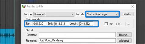 How To Render In Reaper Envato Tuts