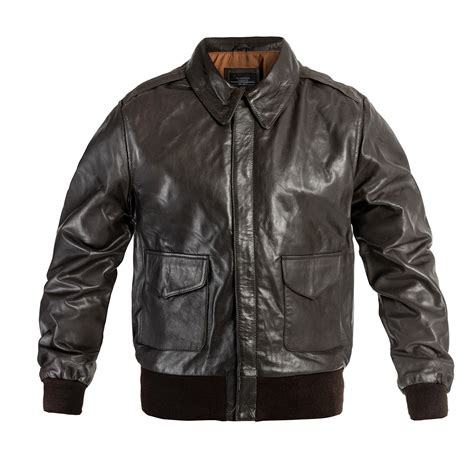 Mil Tec Us A2 Leather Flight Jacket Brown Buy Online Military Shop
