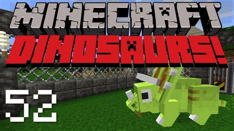 Minecraft Dinosaurs Fossils And Archeology Mod Episode 52 Youtube