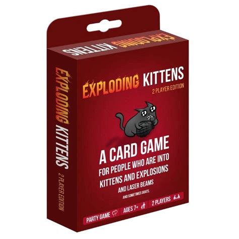 Exploding Kittens 2 Player Edition Gumnut