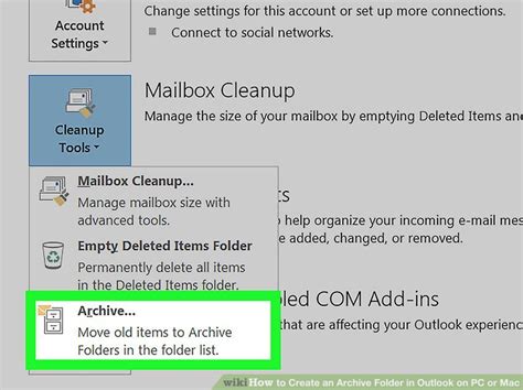 How To Create An Archive Folder In Outlook On PC Or Mac 7 Steps