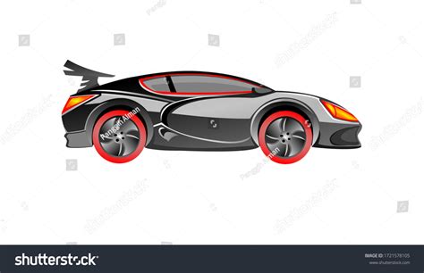 흰색 배경에 있는 자동차 벡터 템플릿세단 스톡 일러스트 1721578105 Shutterstock