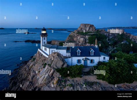 France Finistere Bay Of Morlaix Carantec Ile Lout And Its