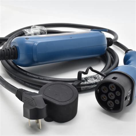 Portable Ac Type Evse Mode Ev Charger Single Phase Ice Connector Electric Bicycle