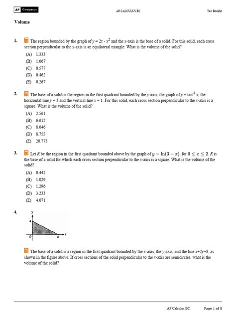 Volume 5 Pdf Cartesian Coordinate System Volume