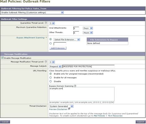User Guide For AsyncOS For Cisco Email Security Appliances LD Limited Deployment
