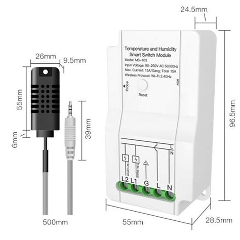 Tuya Temperature And Humidity Sensor For Smart Controller