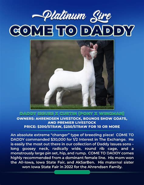 Come To Daddy Reproduction Specialty Group