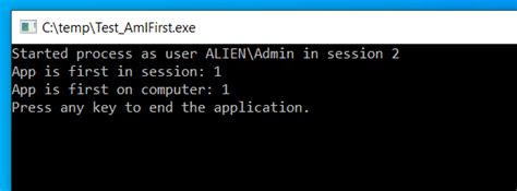 Using A Win32 Mutex To Figure Out If An Application Instance Is The