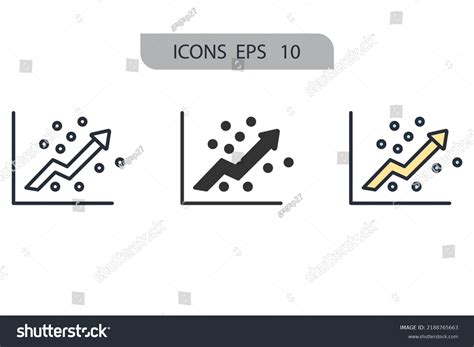 Linear Regression Icons Symbol Vector Elements Stock Vector Royalty Free 2188765663 Shutterstock