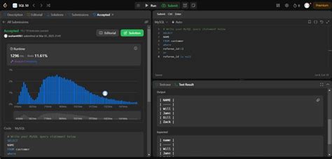 2nd Sql50 Dataanalysis Leetcode 50daysofsql Sushant Tyagi