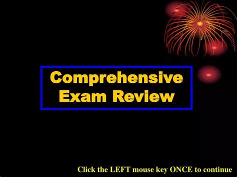 PPT Comprehensive Exam Review PowerPoint Presentation Free Download ID 6084688