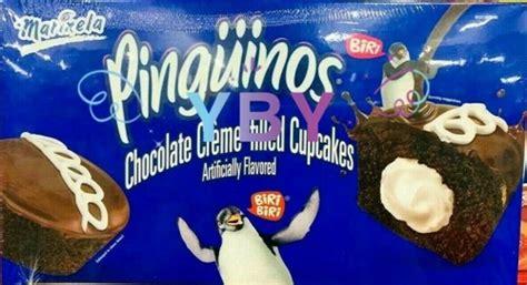 Marinela Pinguinos Chocolate Creme Filled Cupcakes 24 Ct 4186 Oz Ebay