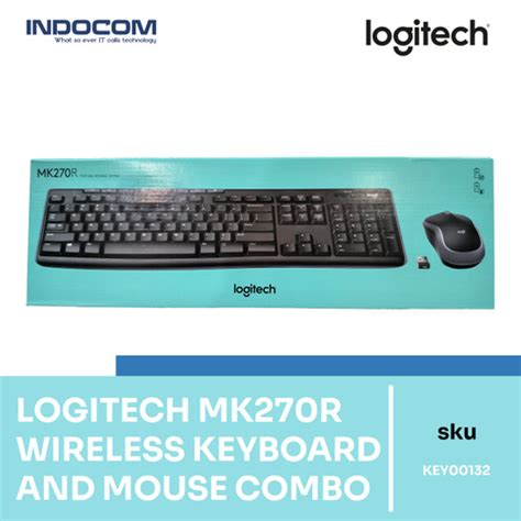 Jual Logitech MK R Combo Keyboard Dan Mouse Wireless Multimedia Keys Kab Banyumas INDOCOM