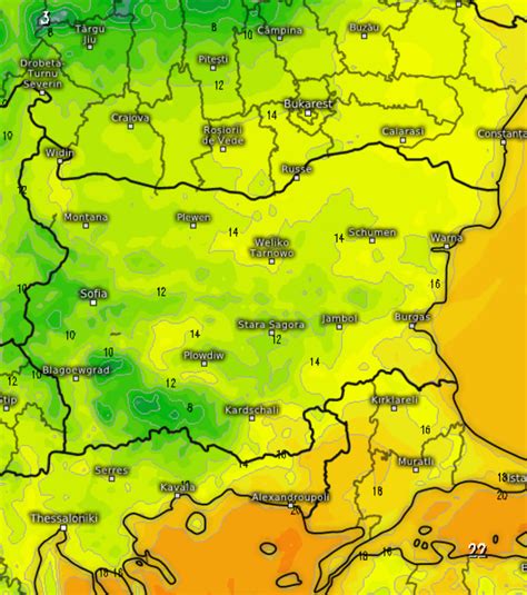 Меteo Bulgaria През нощта по преминаващ студен фронт
