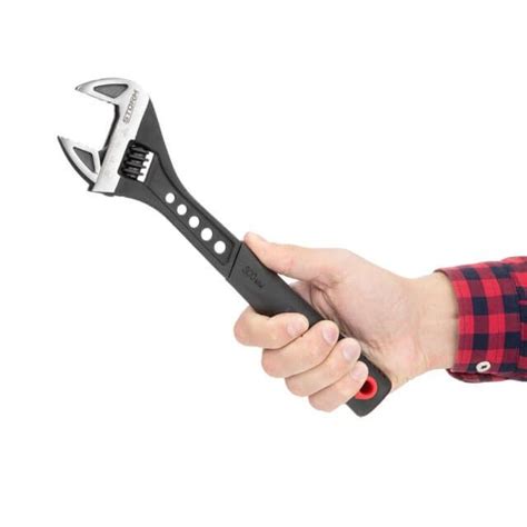 Ключ розвідний 300 мм кований рукоятка Tpr Hrc 40 ~ 50 Cr V Storm Intertool Xt 0085