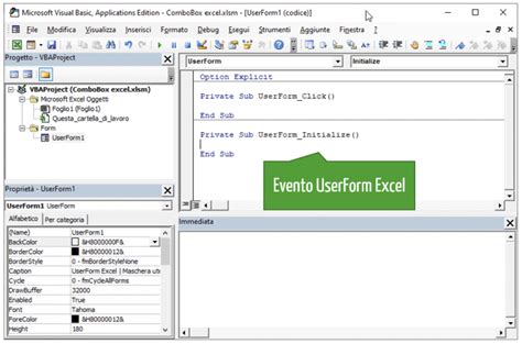 ComboBox Excel VBA Uso Casella Combinata Excel Per Tutti