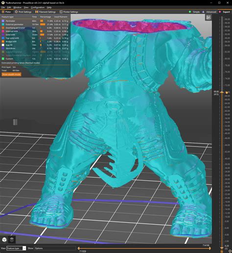 Snug Support Material Generated In Mid Air · Issue 7816 · Prusa3d