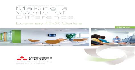 Pdf Lossnay Fresh Air Ventilationlossnay Rvx Series Dokumentips