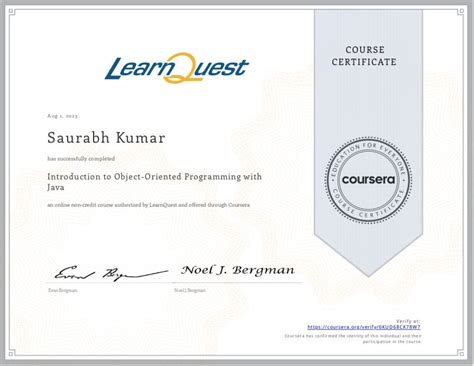 Saurabh Kumar On Linkedin Certificate Java Oops Technology Tech Informationtechnology It