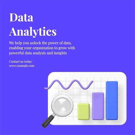 Data Analytics Instagram Post Template Premium Editable Template